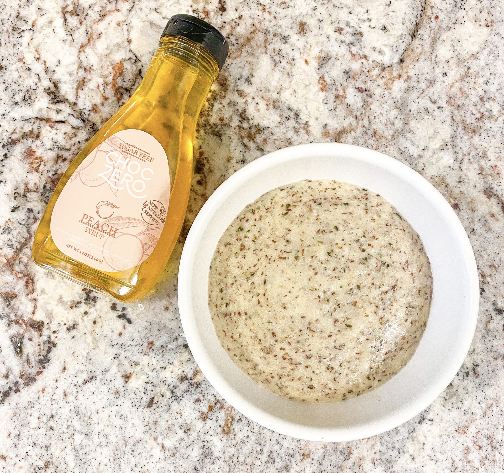 Keto Peaches And Cream Oatmeal Keeping Up With The Ketodashians